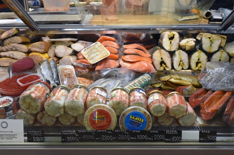 Moscow – Danilovsky Market – Cured Fish | Food Perestroika