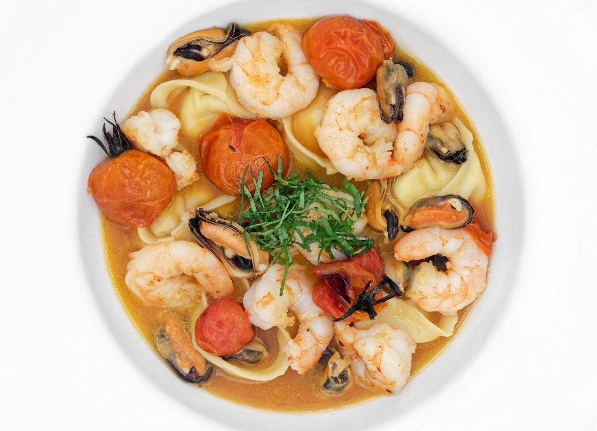 Croatian Cuisine – Dalmatian Shellfish and Cheese Tortellini in Tomato ...